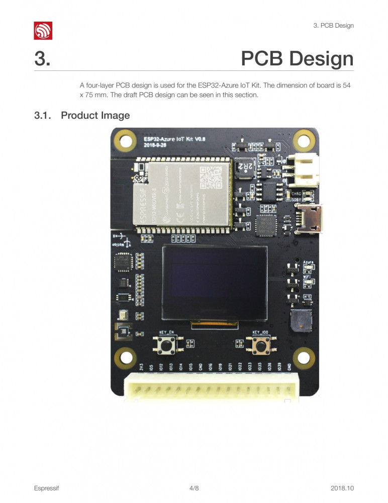 ESP32-Azure IoT Kit hardware design guide page 7