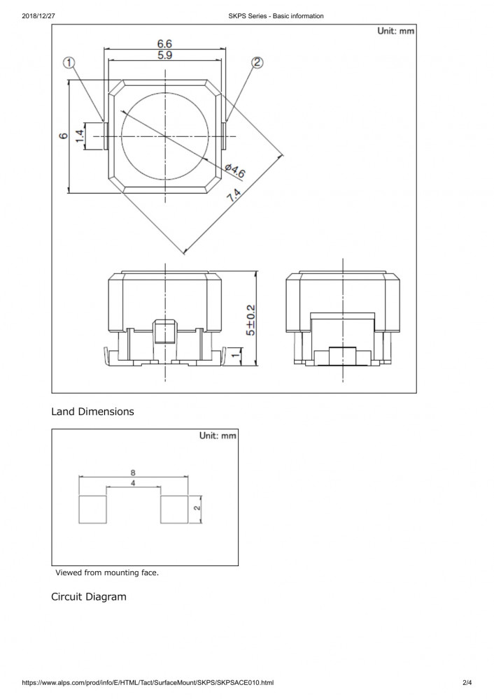 SKPSACE010 land dimensions