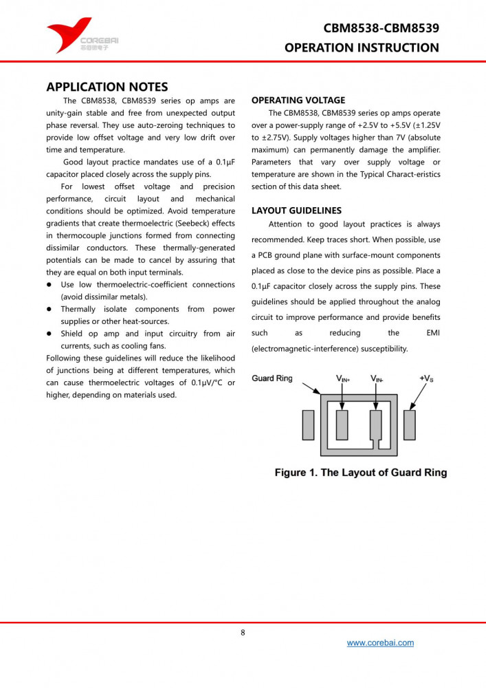 CBM8539 technical document page 8