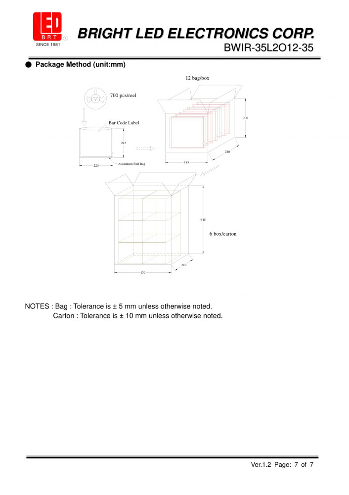 BWIR-35L2O12-35 specification page 8