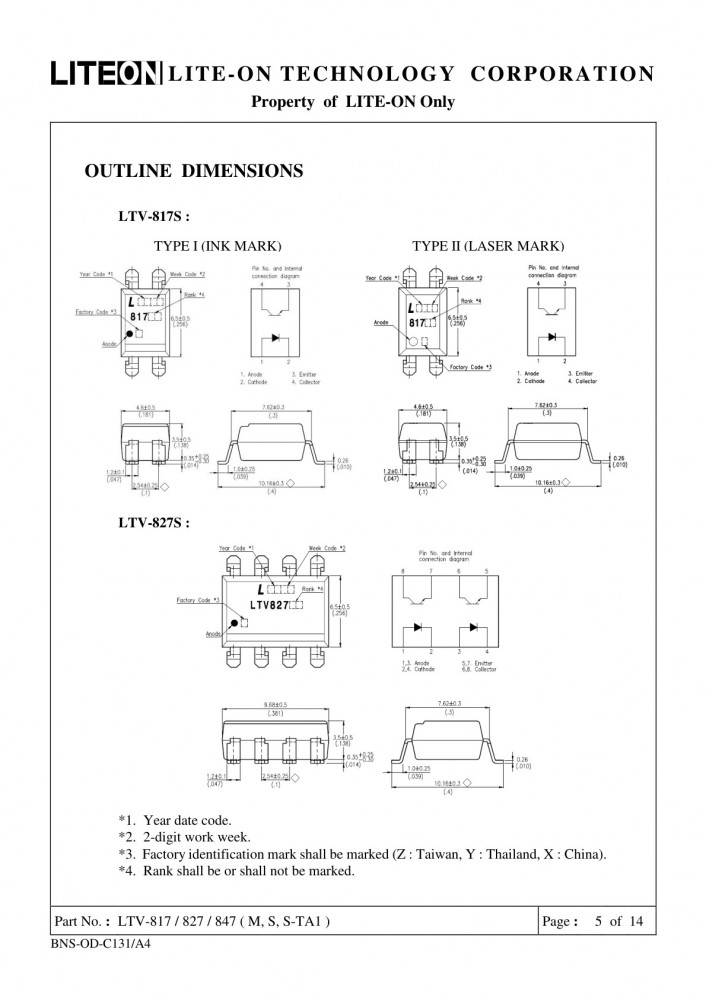 LTV-847 datasheet page 5