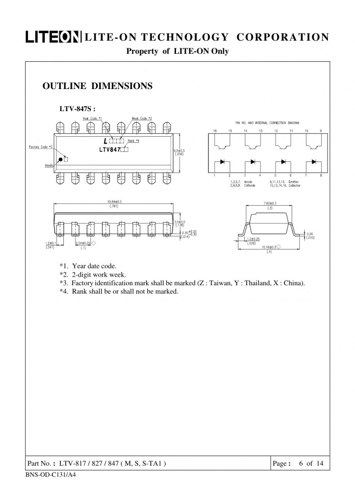 LTV-847 datasheet page 6