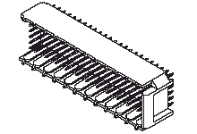 HDM Board-to-Board Backplane Header, Vertical, Press-Fit, Closed End, 144 Circuits for sale