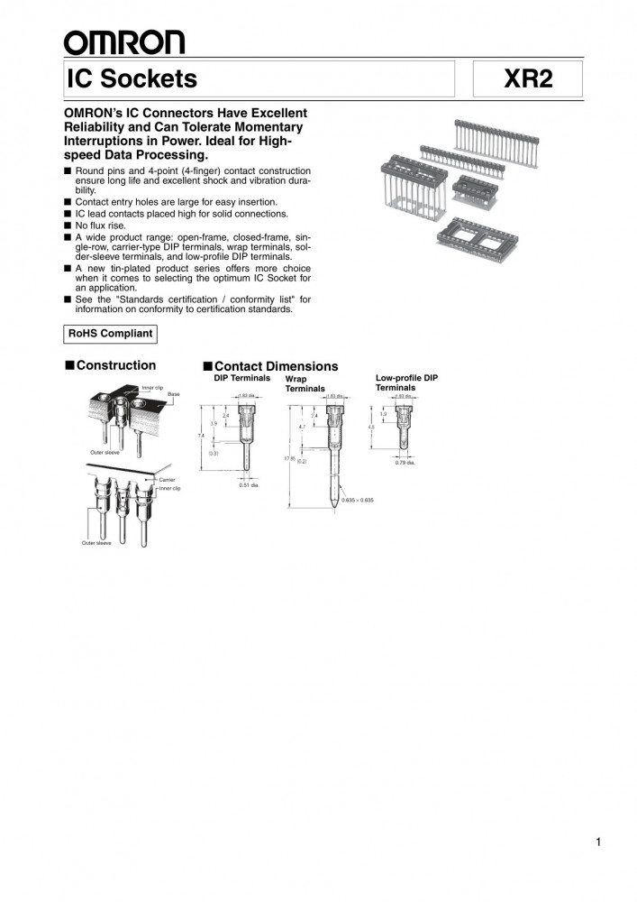 XR2A technical document page 1