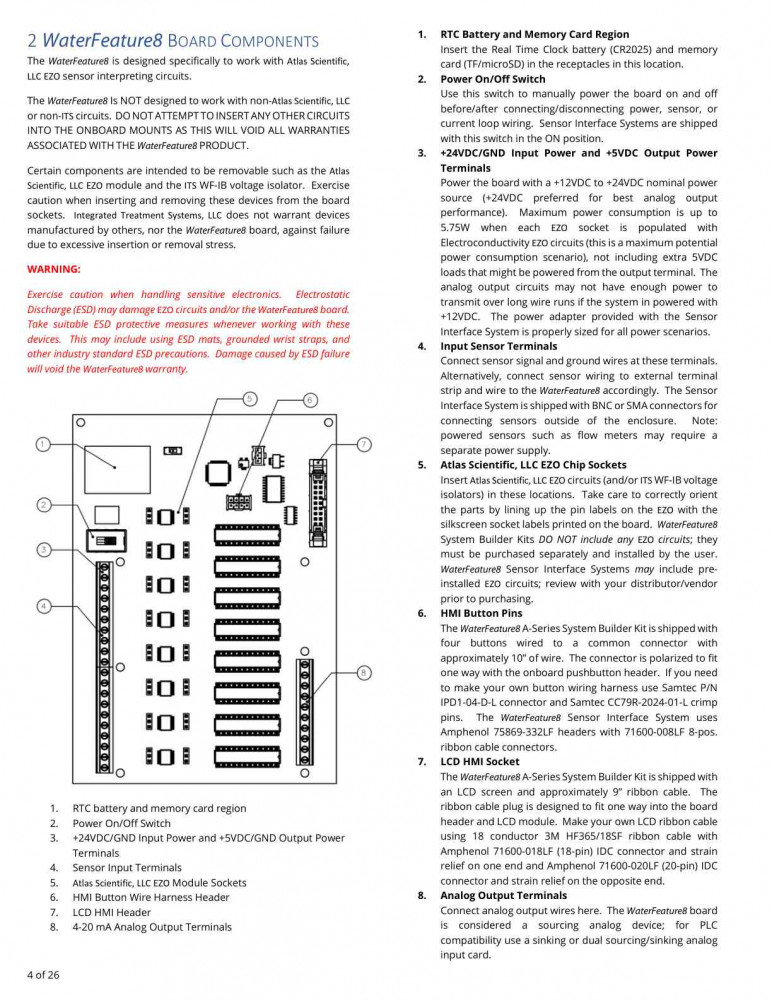 WaterFeature8 manual page 6