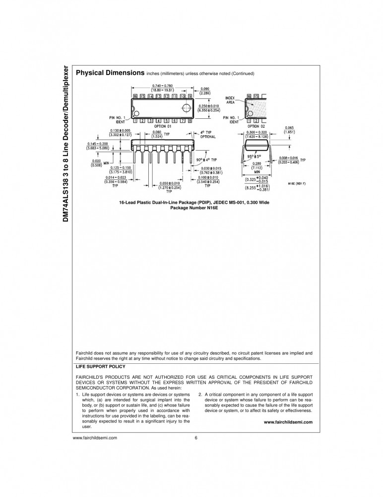 DM74ALS138 datasheet page 6