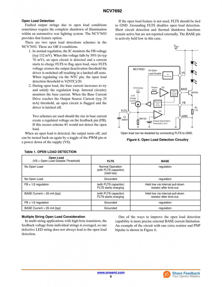 NCV7692 document page 8