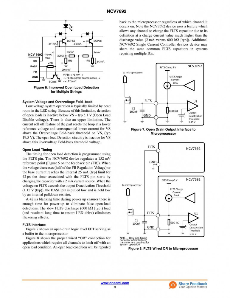 NCV7692 document page 9