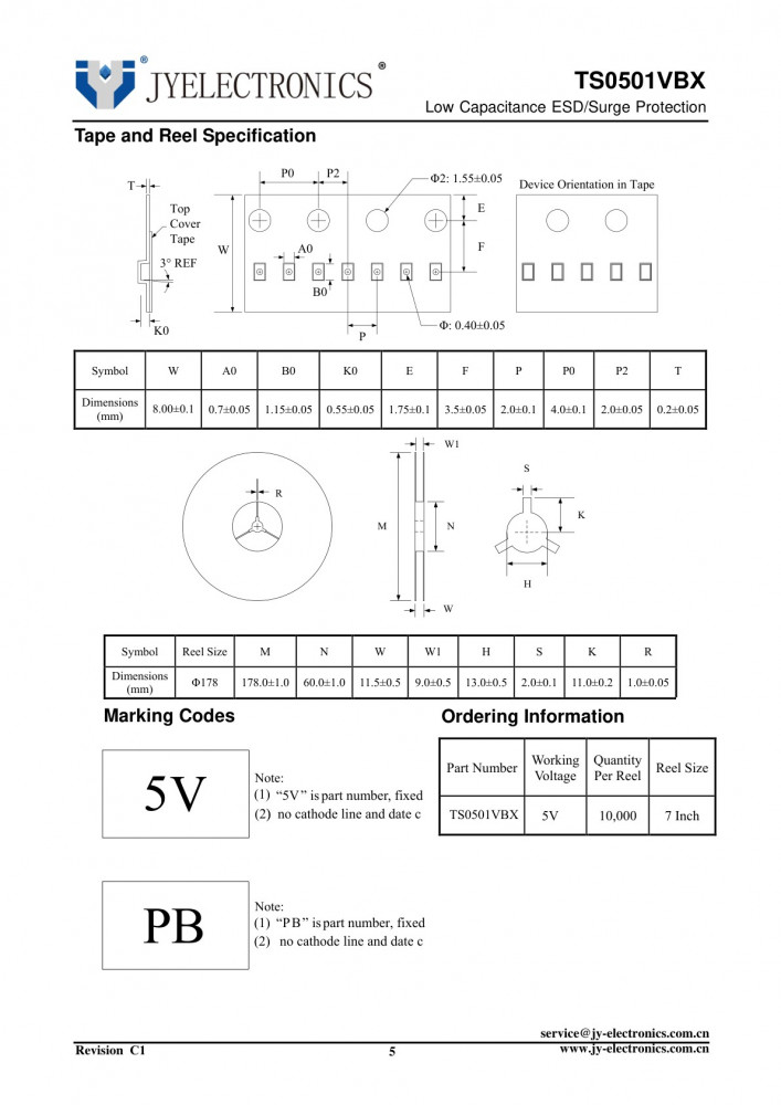TS0501VBX technical document page 5