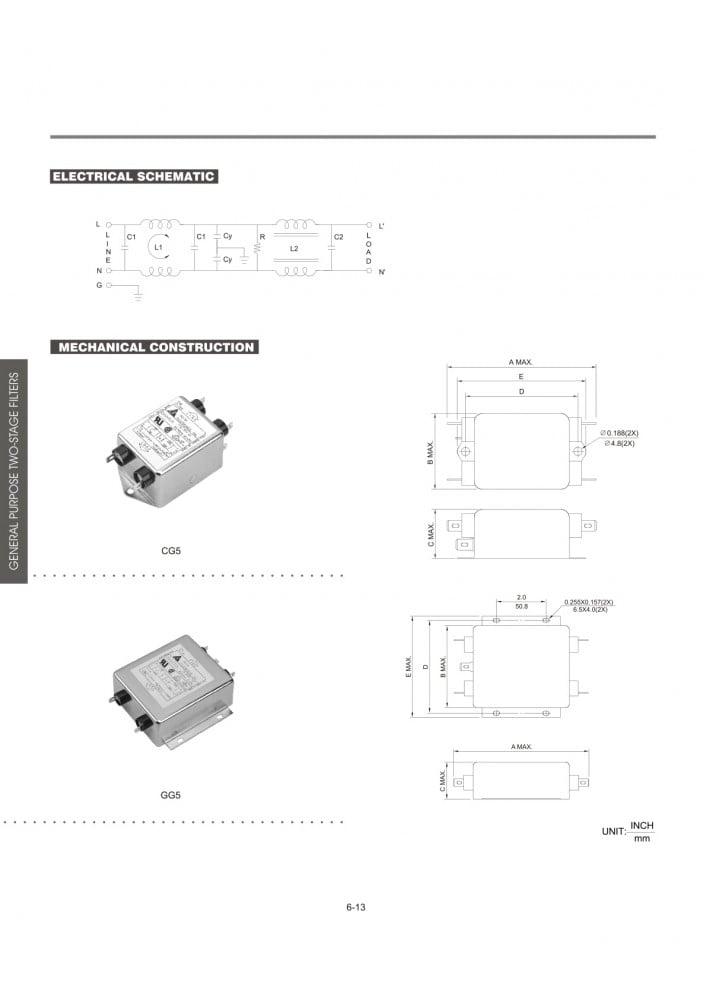 DELTA 03DVCG5 technical document page 2