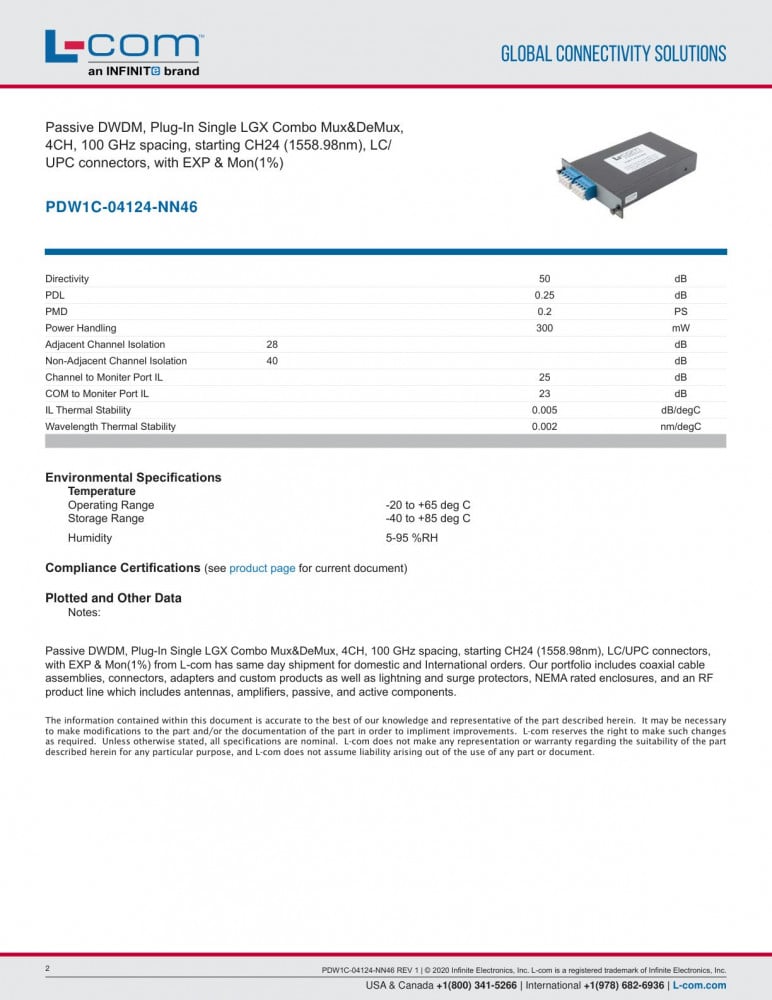 PDW1C-04124-NN46 technical document page 2