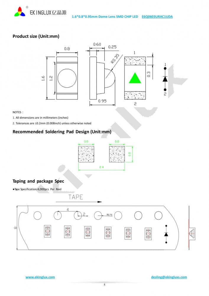 E6Q0603URAC1UDA datasheet page 5