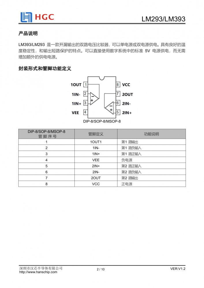 LM293DRG datasheet page 2