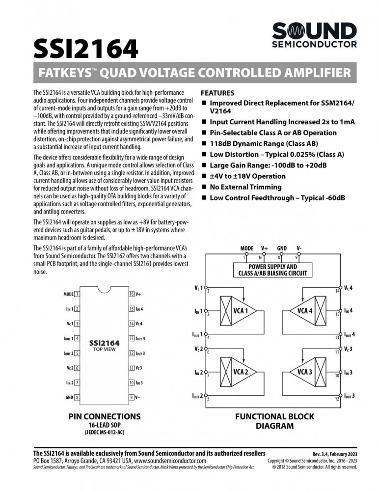 SSI2164 document page 1