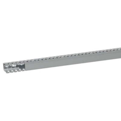 Cable ducting (base + cover) Transcab - 25x40 mm - grey RAL 7030 for sale