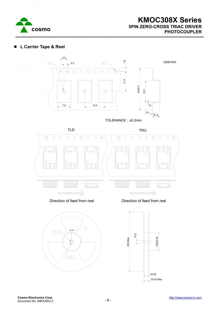 KMOC3082 datasheet page 9