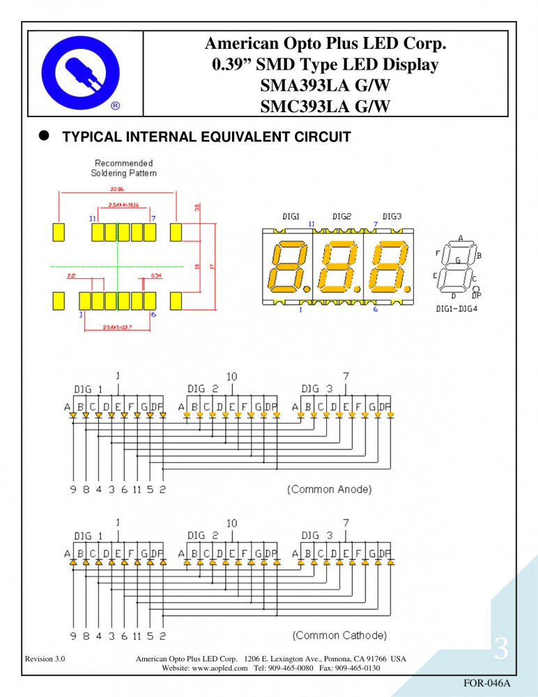 SMA393LA datasheet page 3