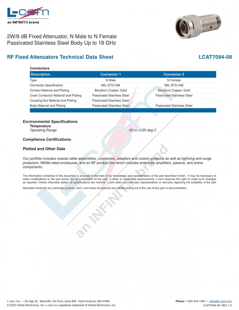 LCAT7094-08 datasheet page 2