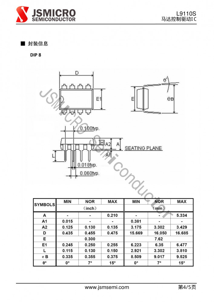 L9110S datasheet page 4