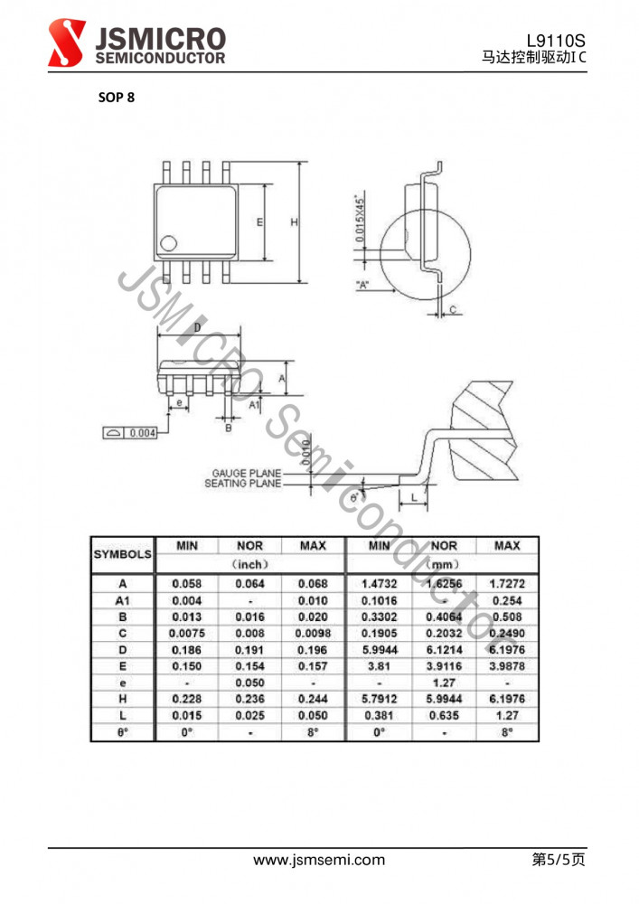 L9110S datasheet page 5