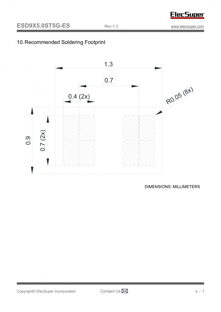 ESD9X5.0ST5G-ES datasheet page 6