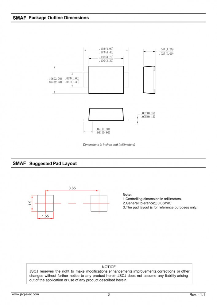 SS56LF datasheet page 3