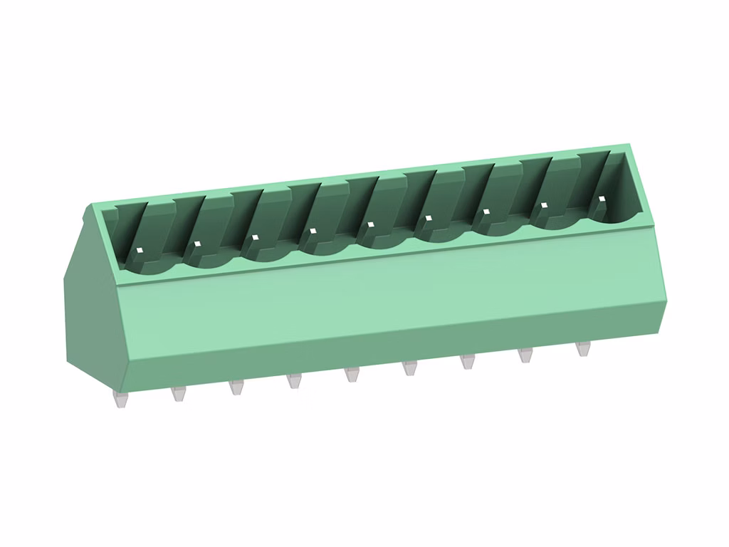 5.00mm Pitch Eurostyle Vertical Fixed Mount PCB Terminal Block, Inline, 2 Circuits
