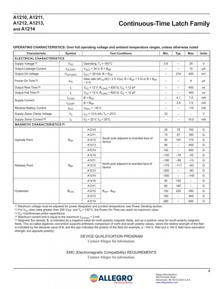 A1210LUA-T datasheet page 4