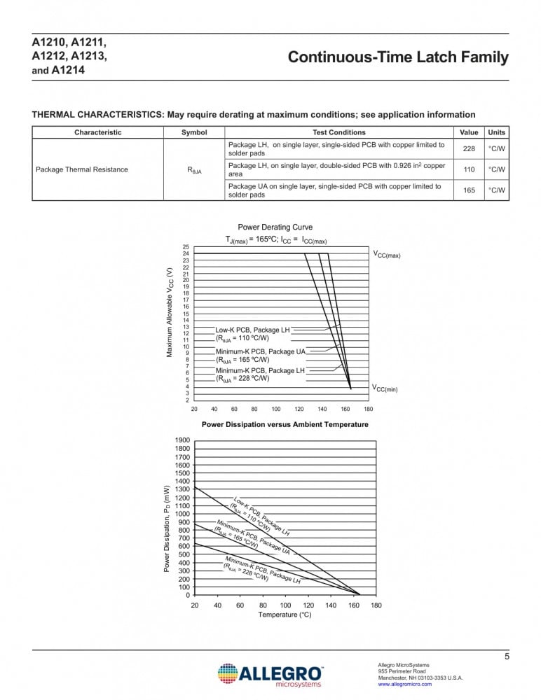 A1210LUA-T datasheet page 5