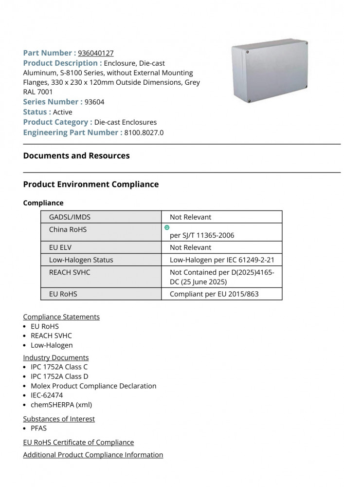 936040127 technical document image, page 1