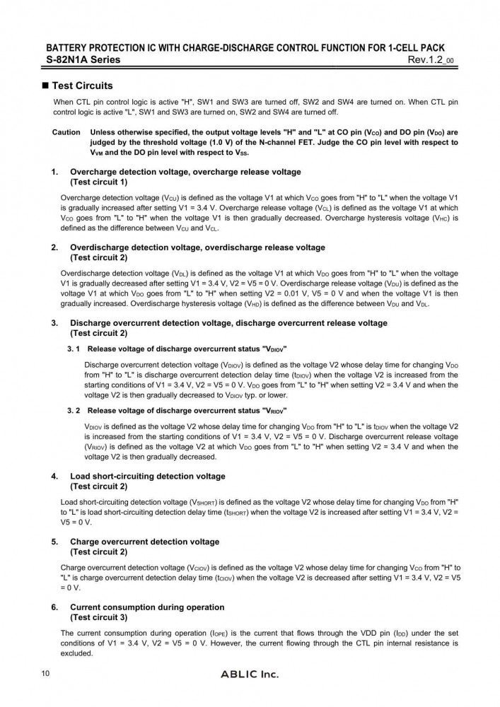 S-82N1A datasheet page 10