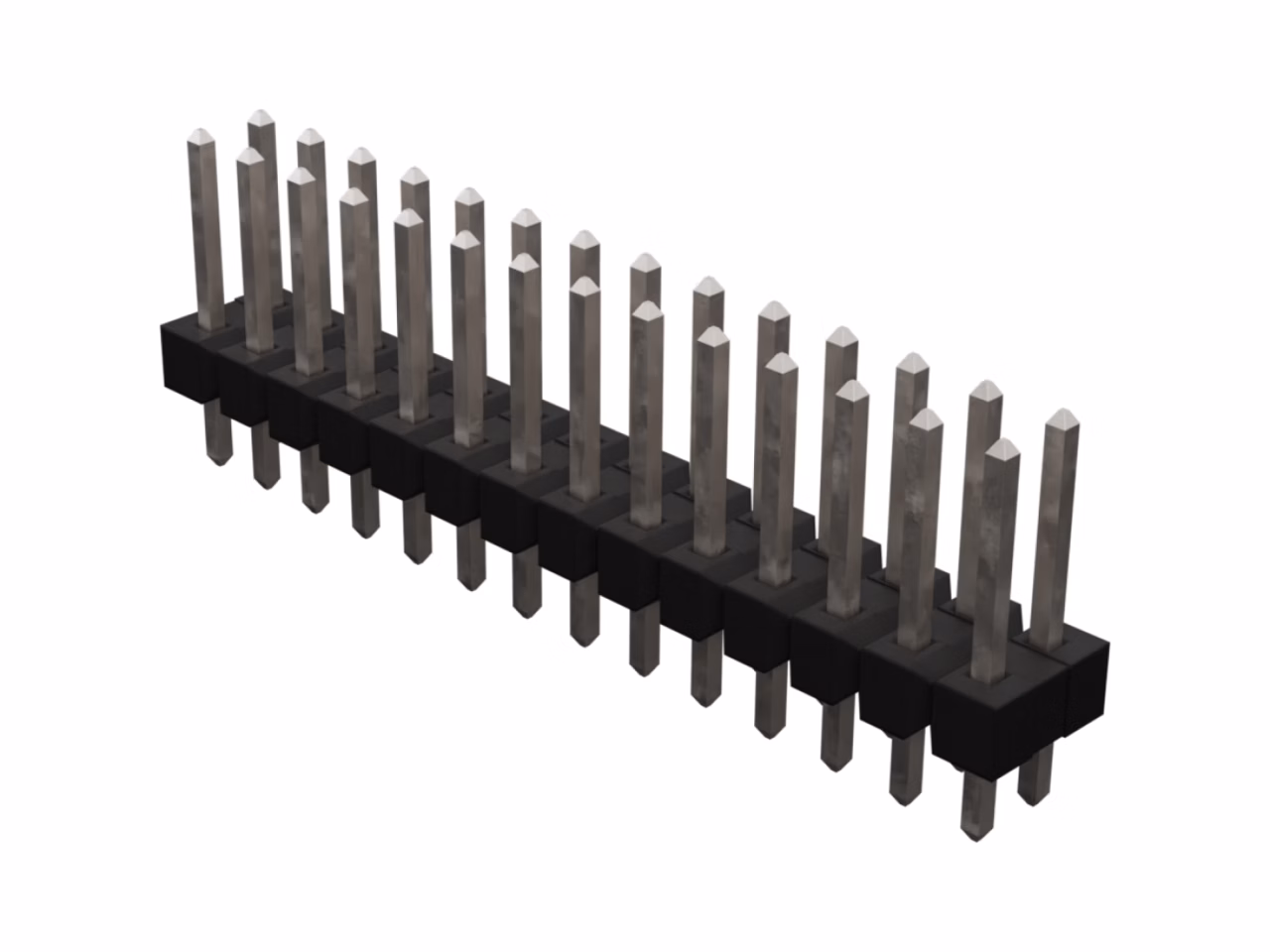 C-Grid Header, 2.54mm Pitch, Through Hole, Dual Row, Vertical, 28 Circuits, 2.54µm Tin (Sn) Plating, Tray Packaging, Lead-Free for sale