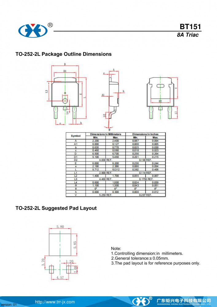BT151 datasheet page 3