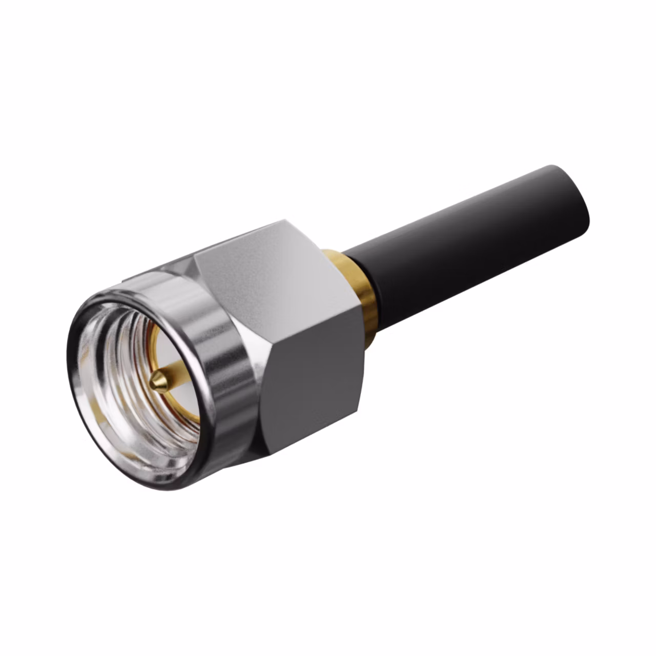 SMA Plug, Straight, Solder, RG-402 (.141