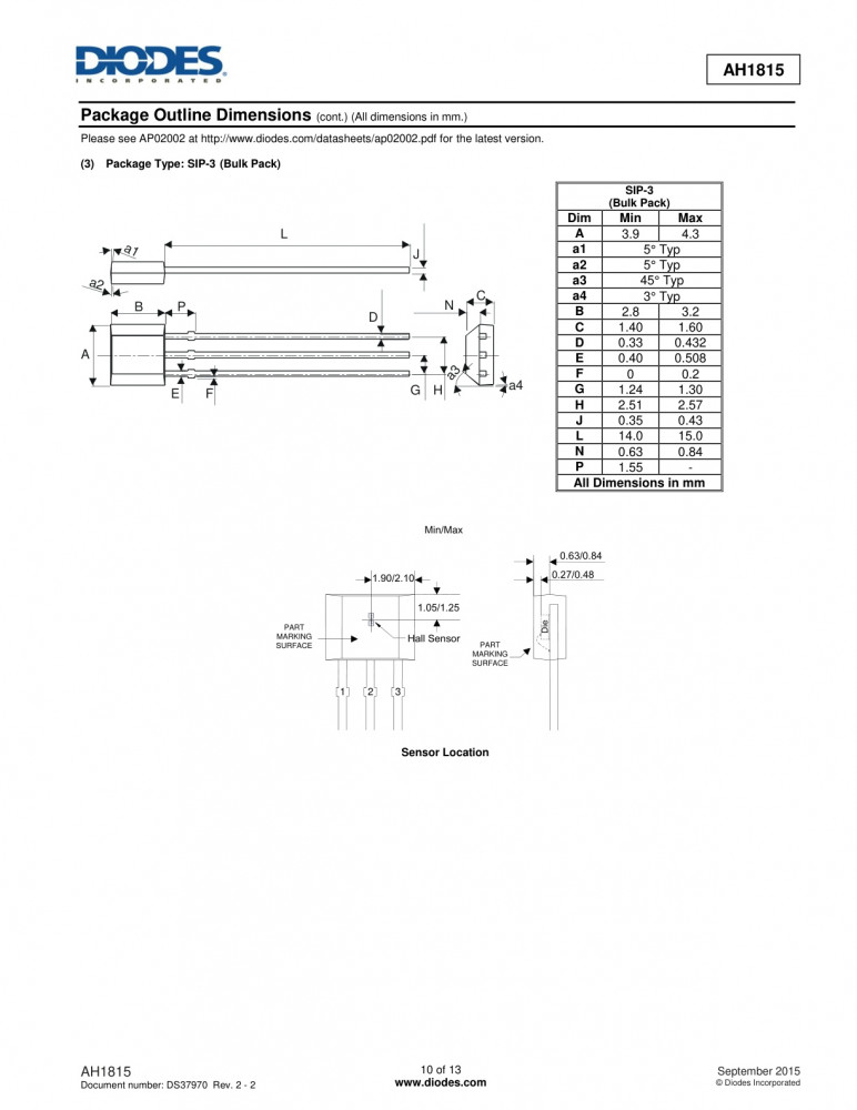 AH1815 datasheet page 10