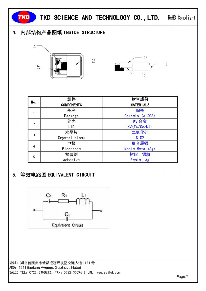TKD SX20Y025000B81S004 datasheet page 7