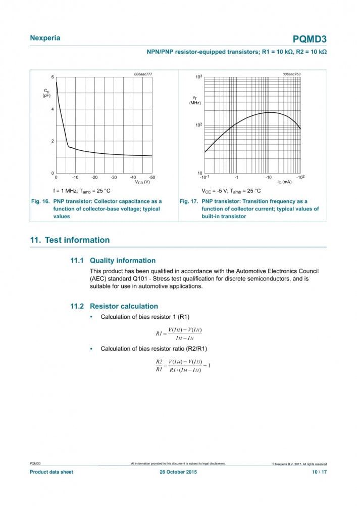PQMD3Z datasheet page 10