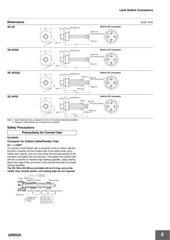 OMRON SC-2F document page 4
