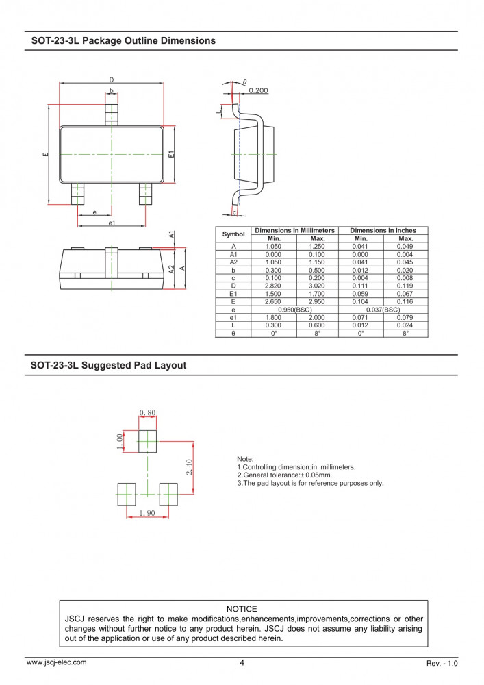 CJK3401A datasheet page 4