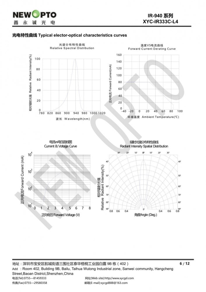 XYC-IR333C-L4 approval document page 6