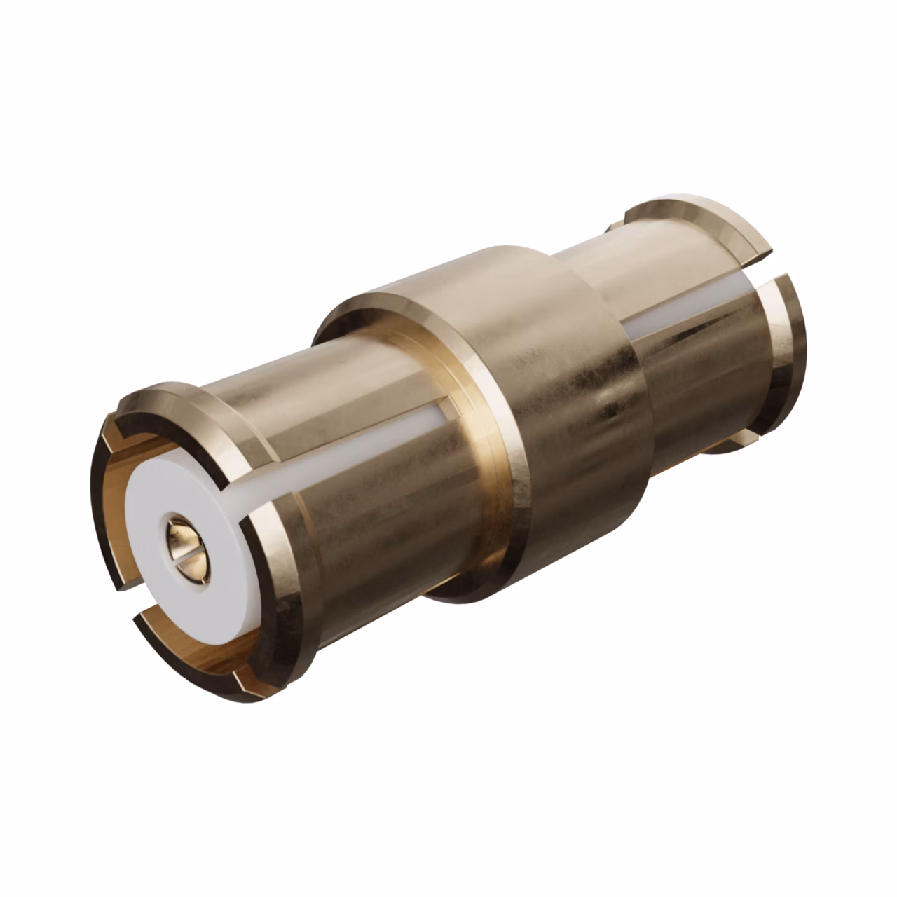 SMP Jack-to-SMP Jack Adapter, Straight, 8.20mm Length, Tray, 50 Ohms for sale