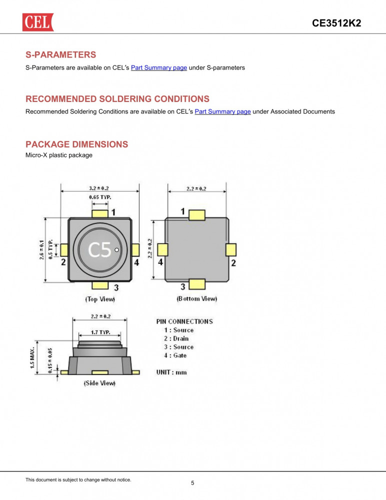 CE3512K2-C1 datasheet page 5