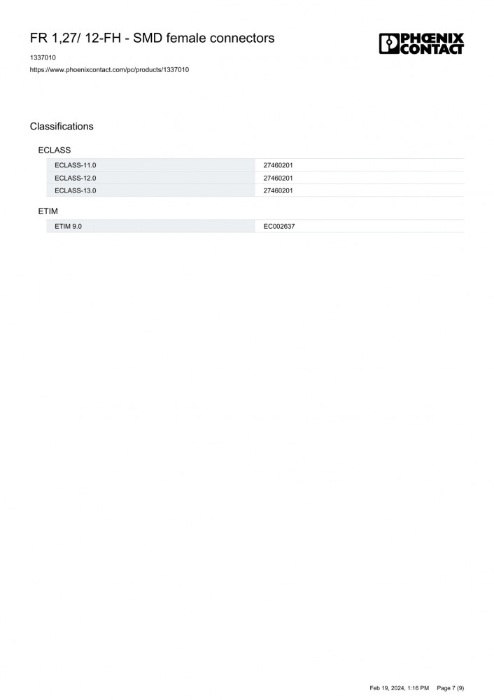 Phoenix Contact 1337010 technical document page 7