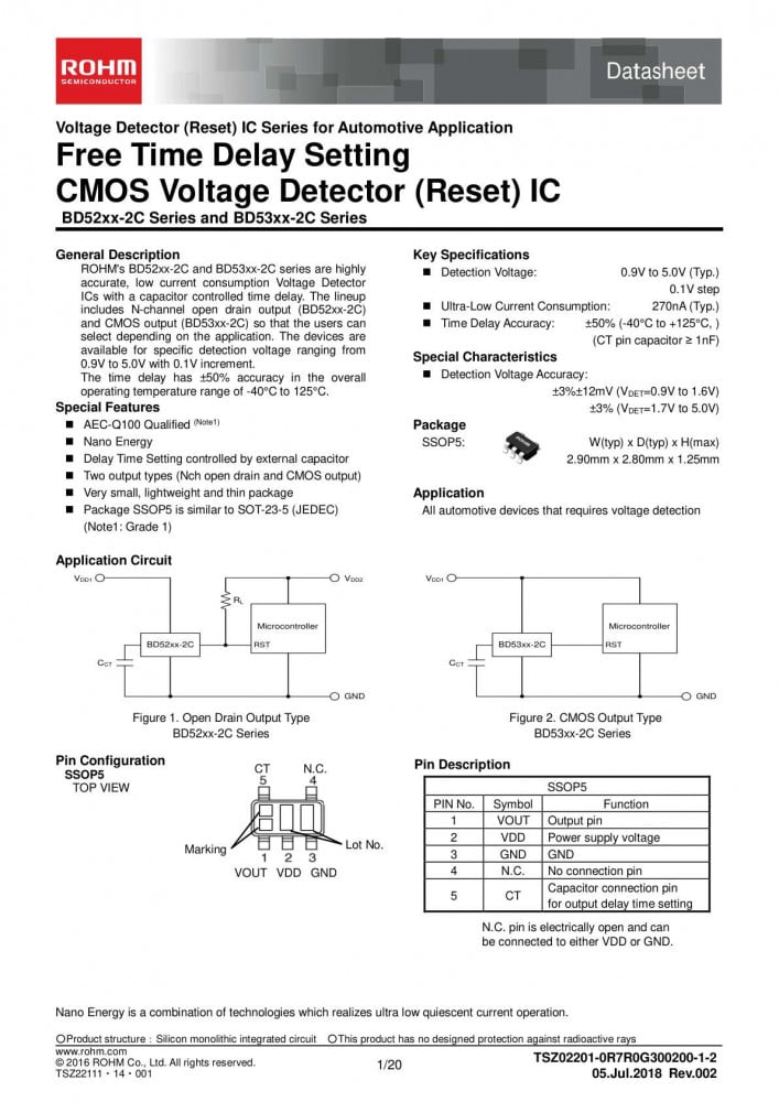 BD5216G-2CGTR datasheet page 1