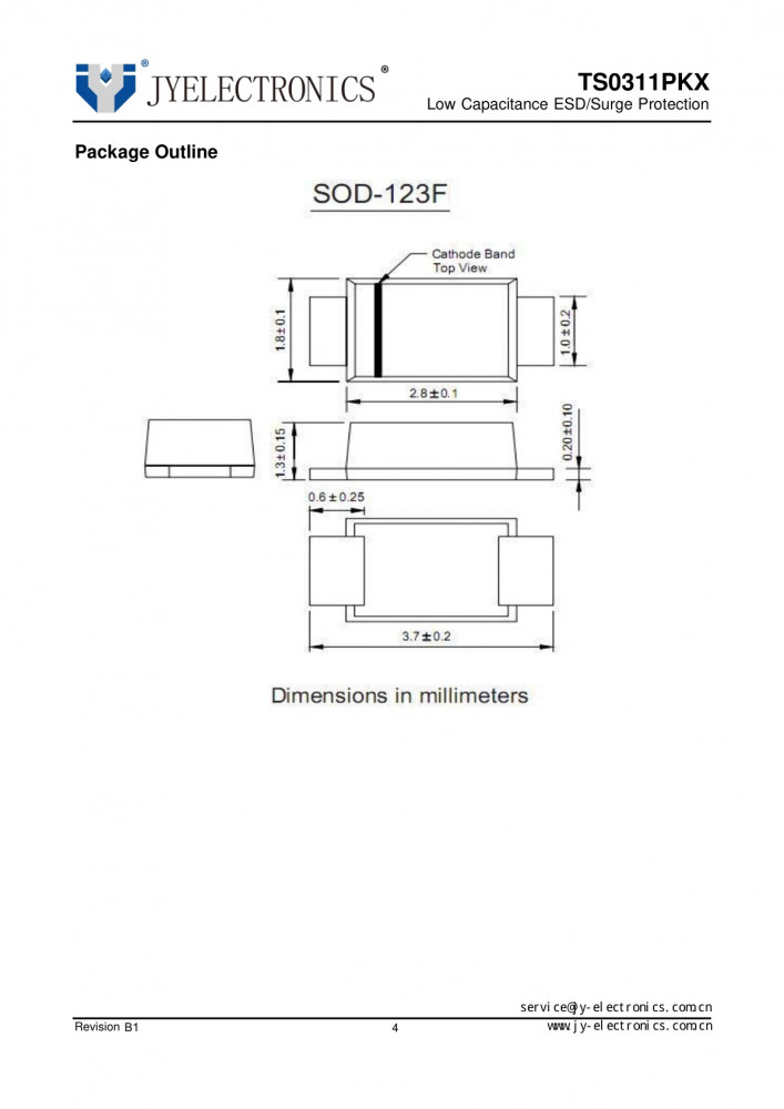 TS0311PKX datasheet page 4