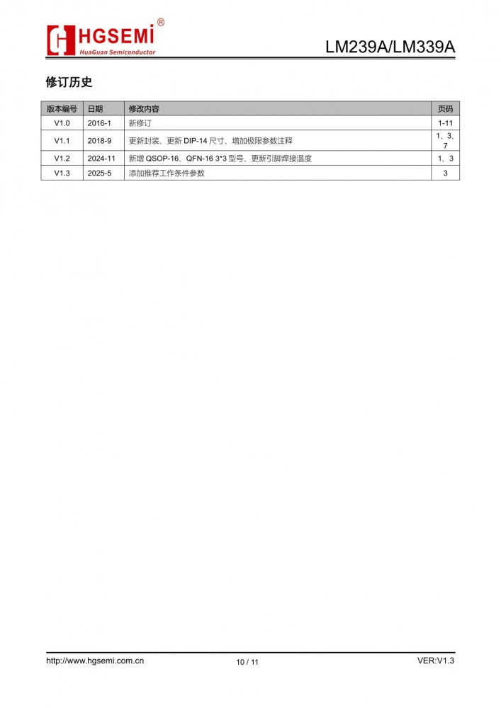 LM339AM/TR datasheet page 10