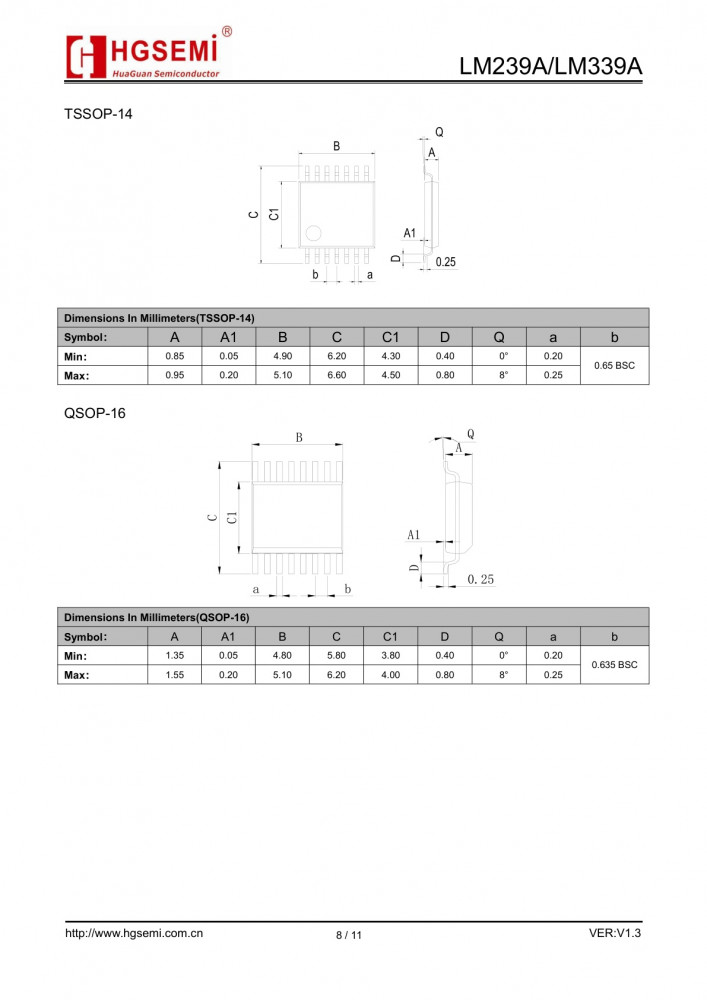 LM339AM/TR datasheet page 8