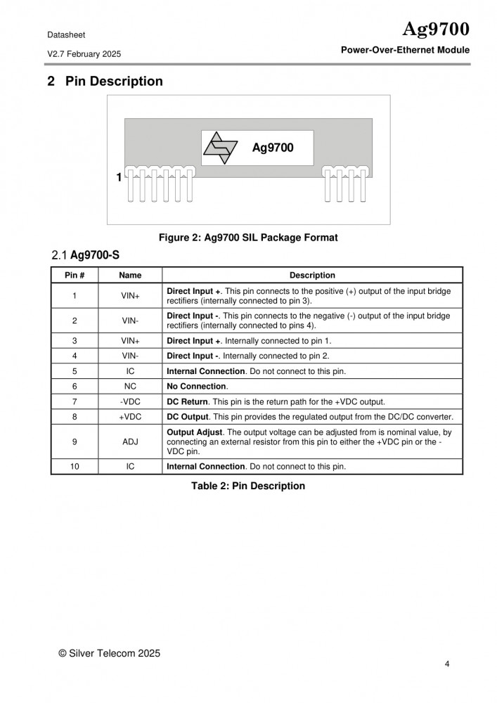 Ag9700 technical document page 4