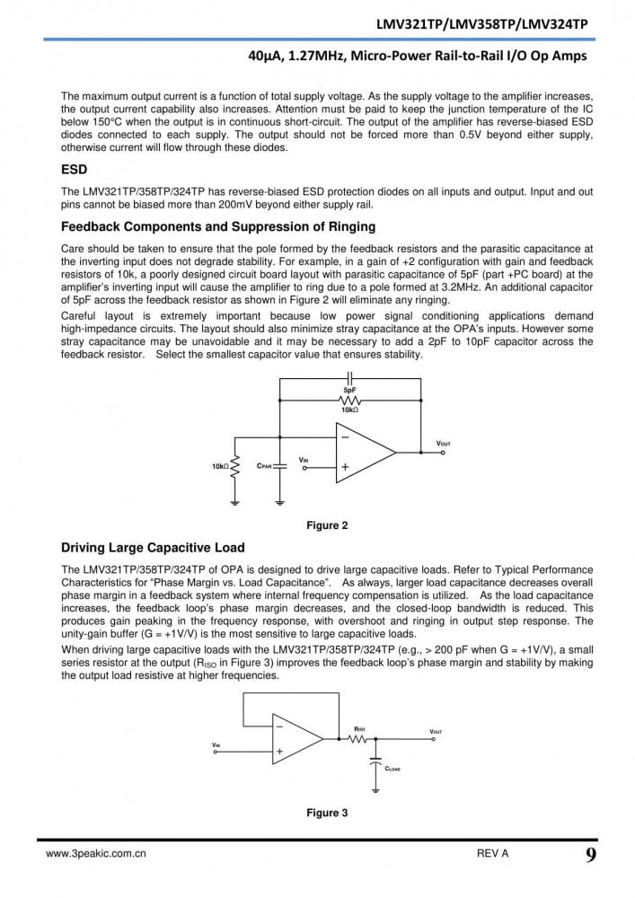 LMV321TP-TR datasheet page 9