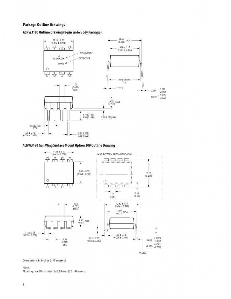 ACNW3190 datasheet page 3